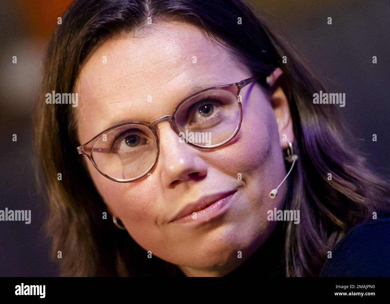 AMERSFOORT - Mirjam Bikker während der zweiten Wintertour am Abend der ...