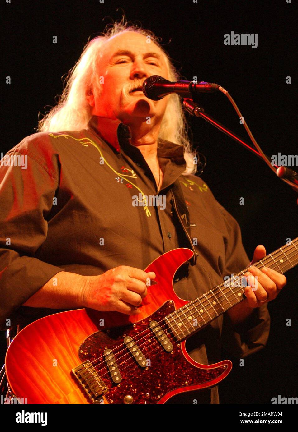 19. Januar 2023 - David Crosby, Sänger, Songwriter und Gitarrist und ...