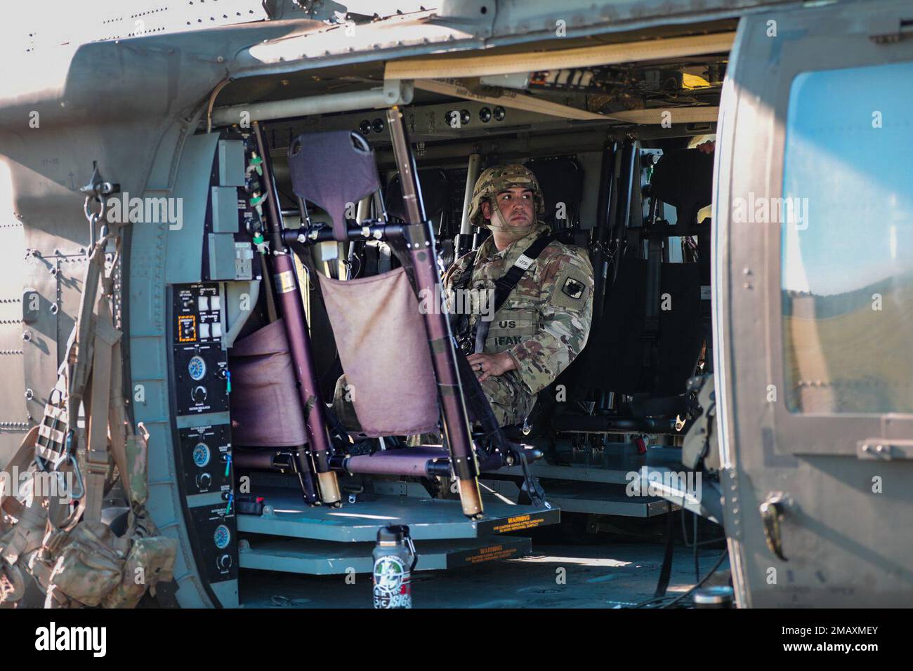 Soldaten der Apex Company, 63. Expeditionary Signal Bataillon, 35 ...