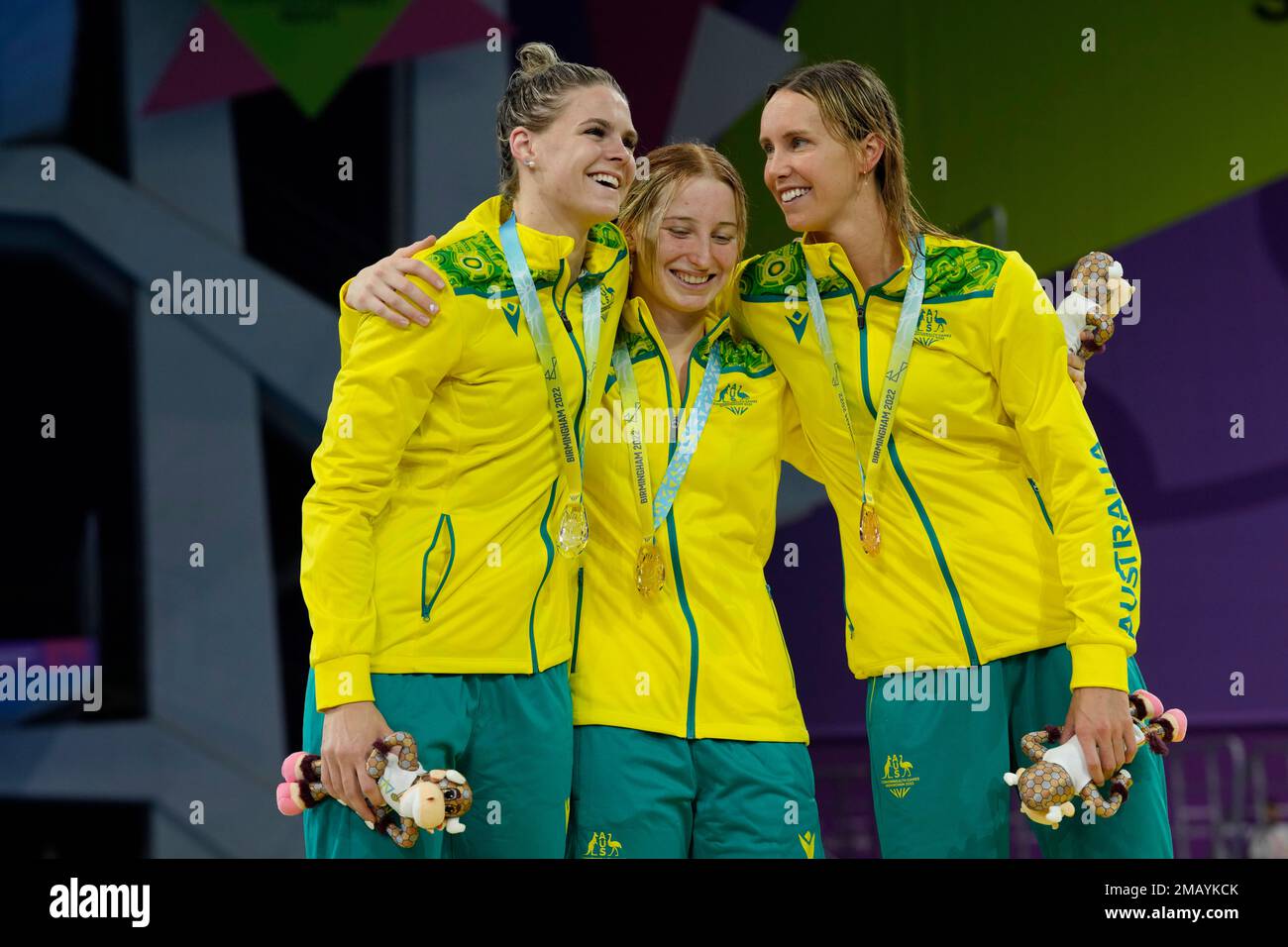 Australias Gold Medalist Mollie Ocallaghan Centre Silver Medalist