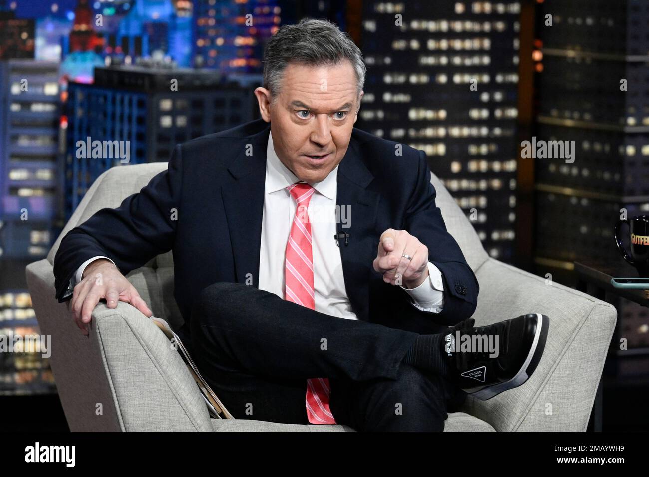 Television host Greg Gutfeld appears on FOX News Channel's late-night ...