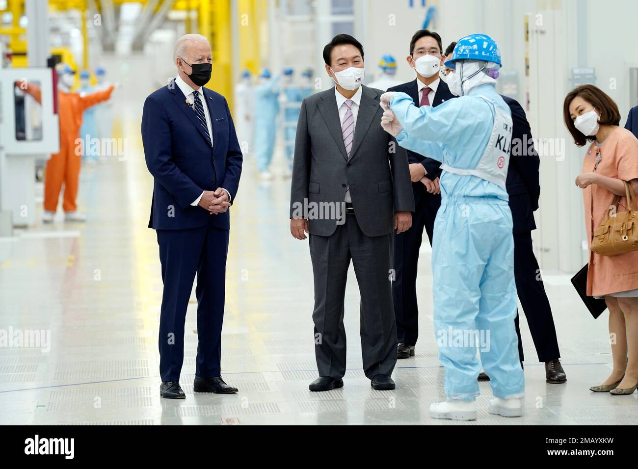 FILE - President Joe Biden and South Korean President Yoon Suk Yeol ...