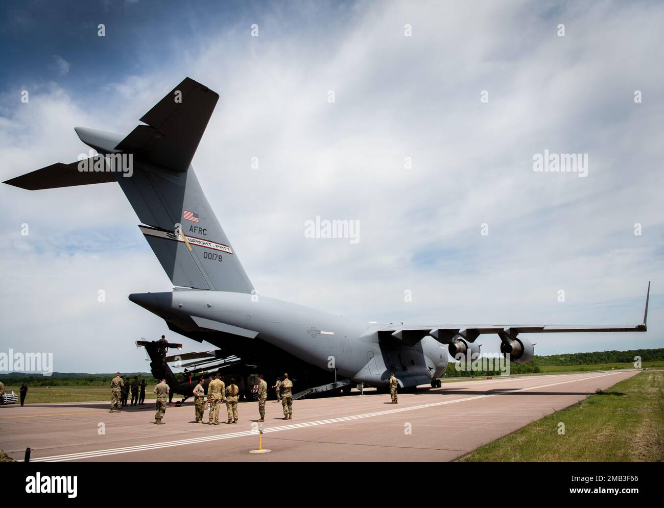 Luftwaffe mit der Luftbesatzung des Air Force Reserve Command für einen ...