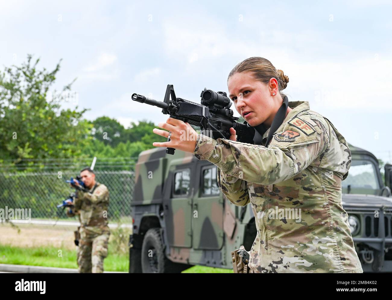USA Air Force Airman First Class Taylor Foster, Verteidiger des 165 ...