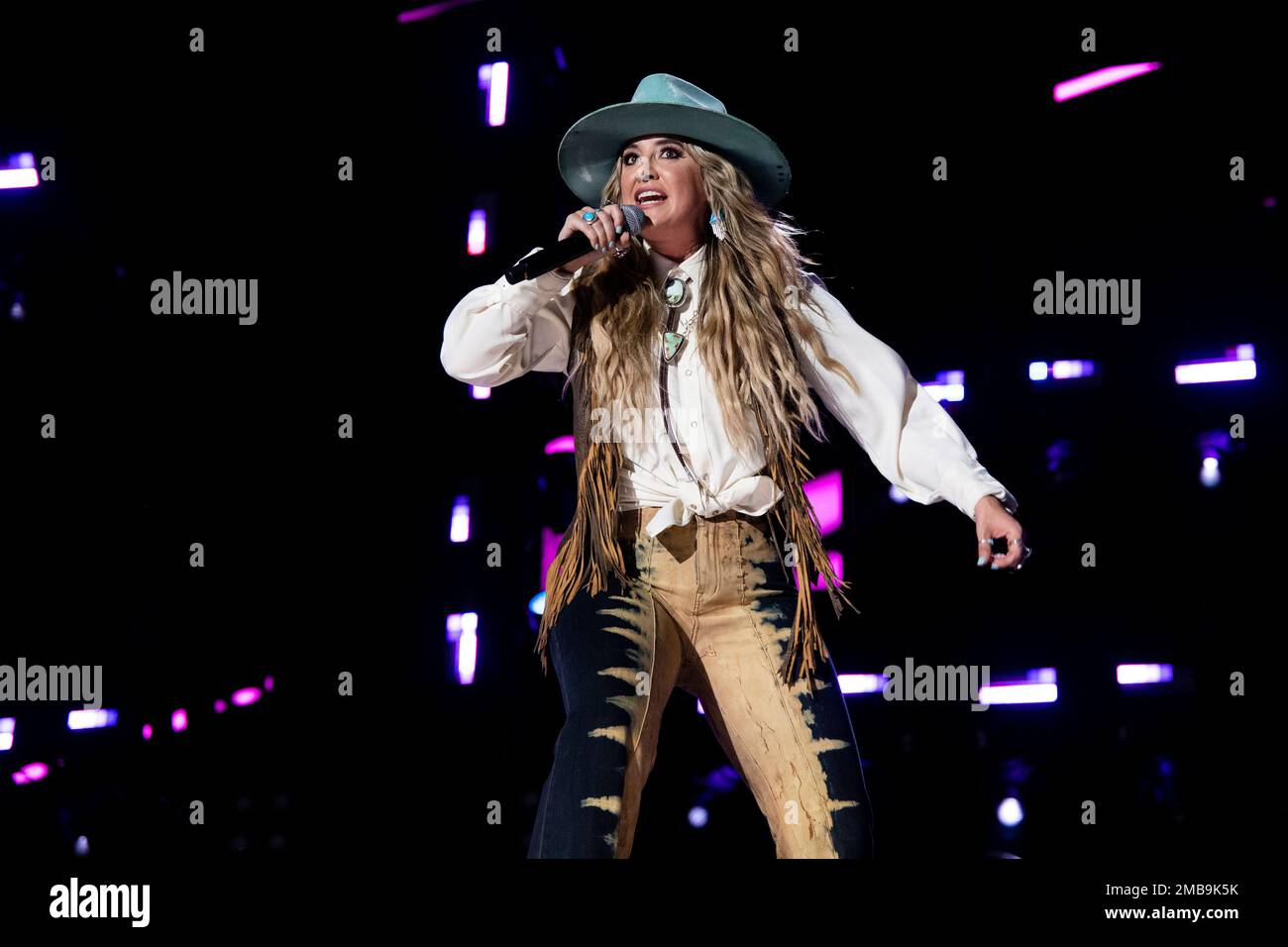 Lainey Wilson performs during CMA Fest 2022 on Friday, June 10, 2022 ...