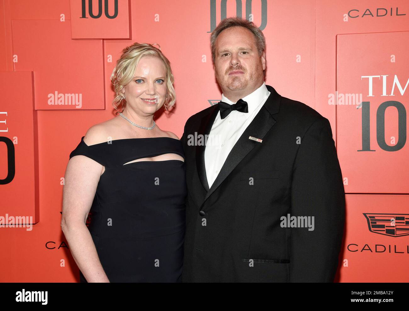 Professor Michael Schatz, right, and wife attend the TIME100 Gala ...