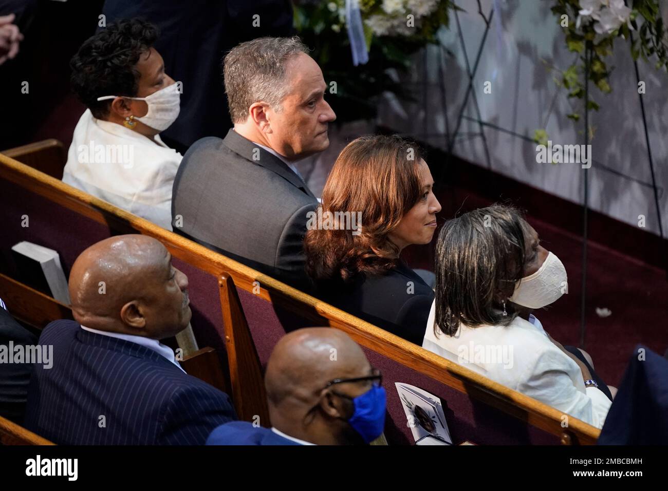 Vice President Kamala Harris and her husband Doug Emhoff attend a ...