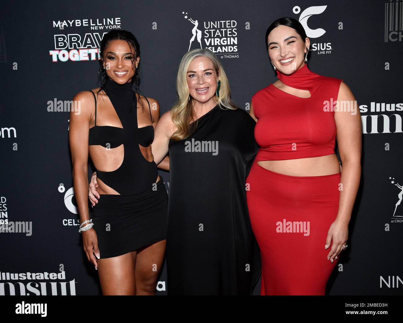 Cover Models Yumi Nu Left And Ciara Pose With SI Swimsuit Editor in cover-models-yumi-nu-left-and-ciara-pose-with-si-swimsuit-editor-in