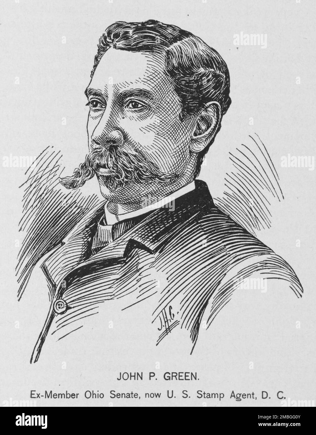John P. Green; ehemaliges Mitglied des Ohio Senate, jetzt USA Stamp ...