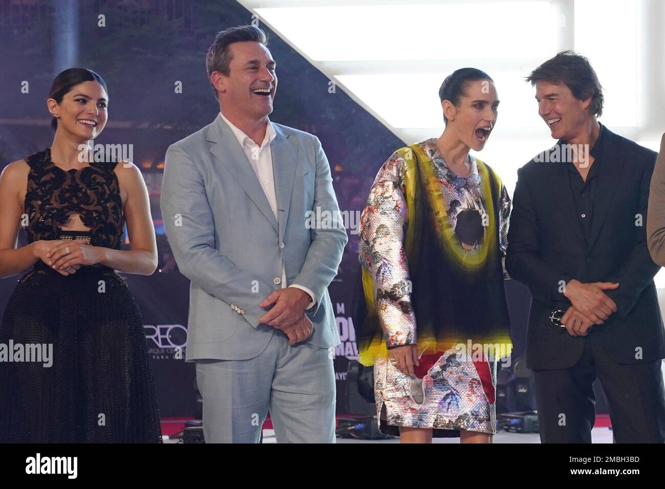 Actors Monica Barbaro, from left, Jon Hamn, Jennifer Connelly and Tom ...