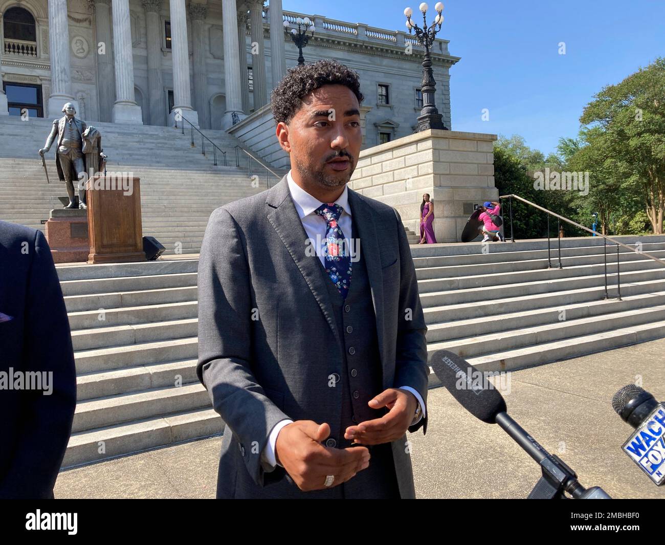 Attorney Justin Bamberg talks about problems his client, Hakeem ...