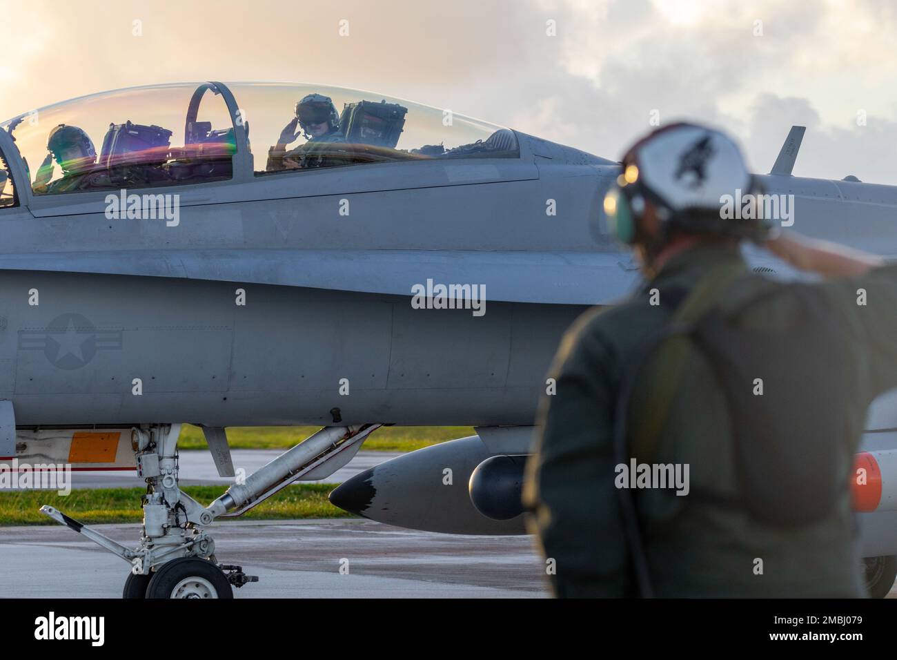 USA Marinekorps CPL. Jacob Miller, ein Mechaniker für ...