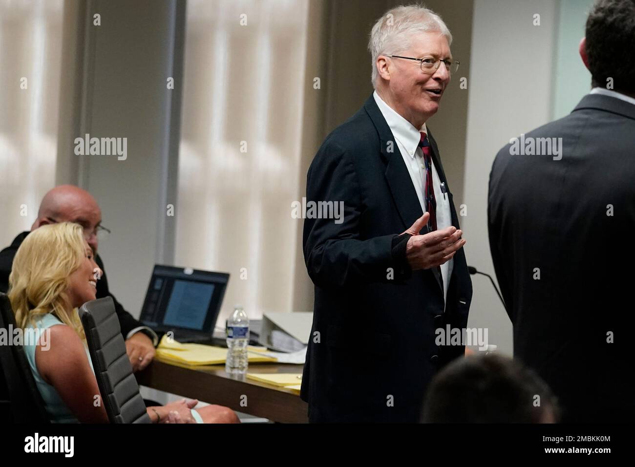 Attorney for U.S. Rep. Marjorie Taylor Greene, James Bopp stands during ...