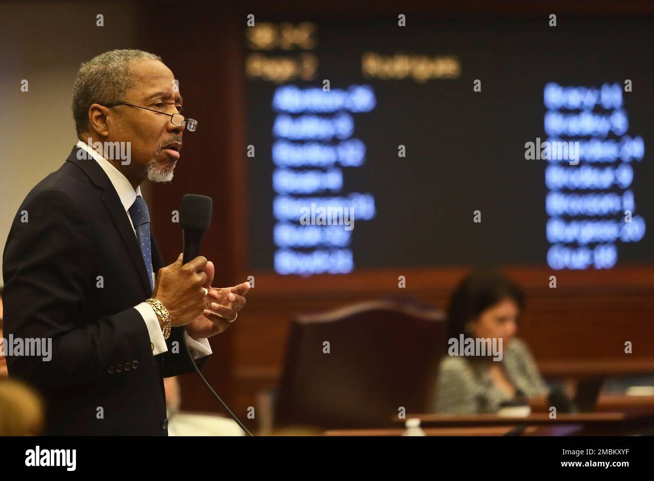 Sen. Darryl Rouson, D-St. Petersburg speaks out against Senate Bill 2-C ...