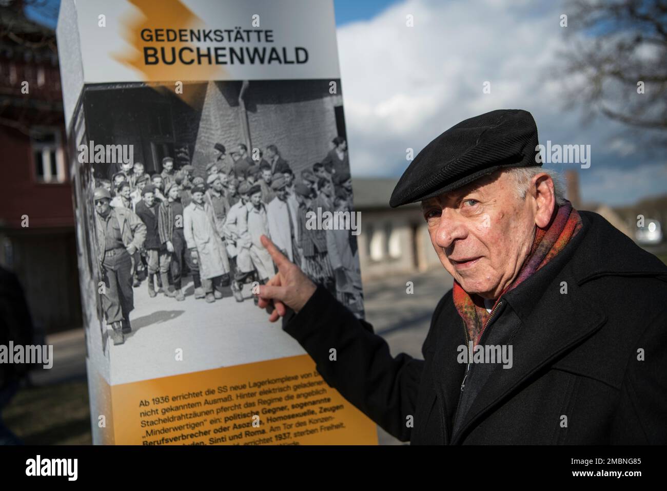 Nazi concentration camp survivor Moshe Kessler, whose life story was filmed in the movie The Boy ...