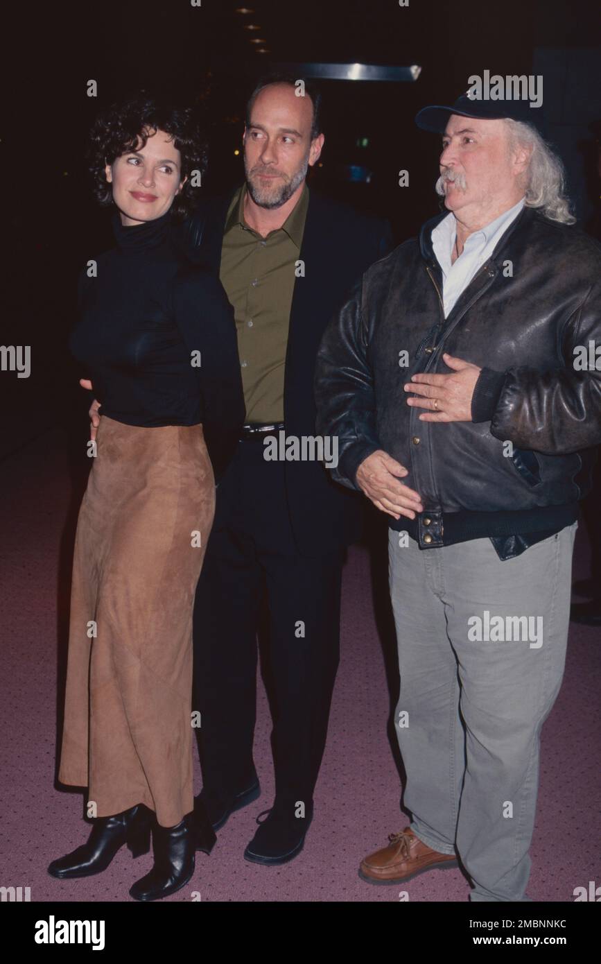 Elizabeth Vargas, Marc Cohn und David Crosby nehmen am 28. Februar 2000 ...