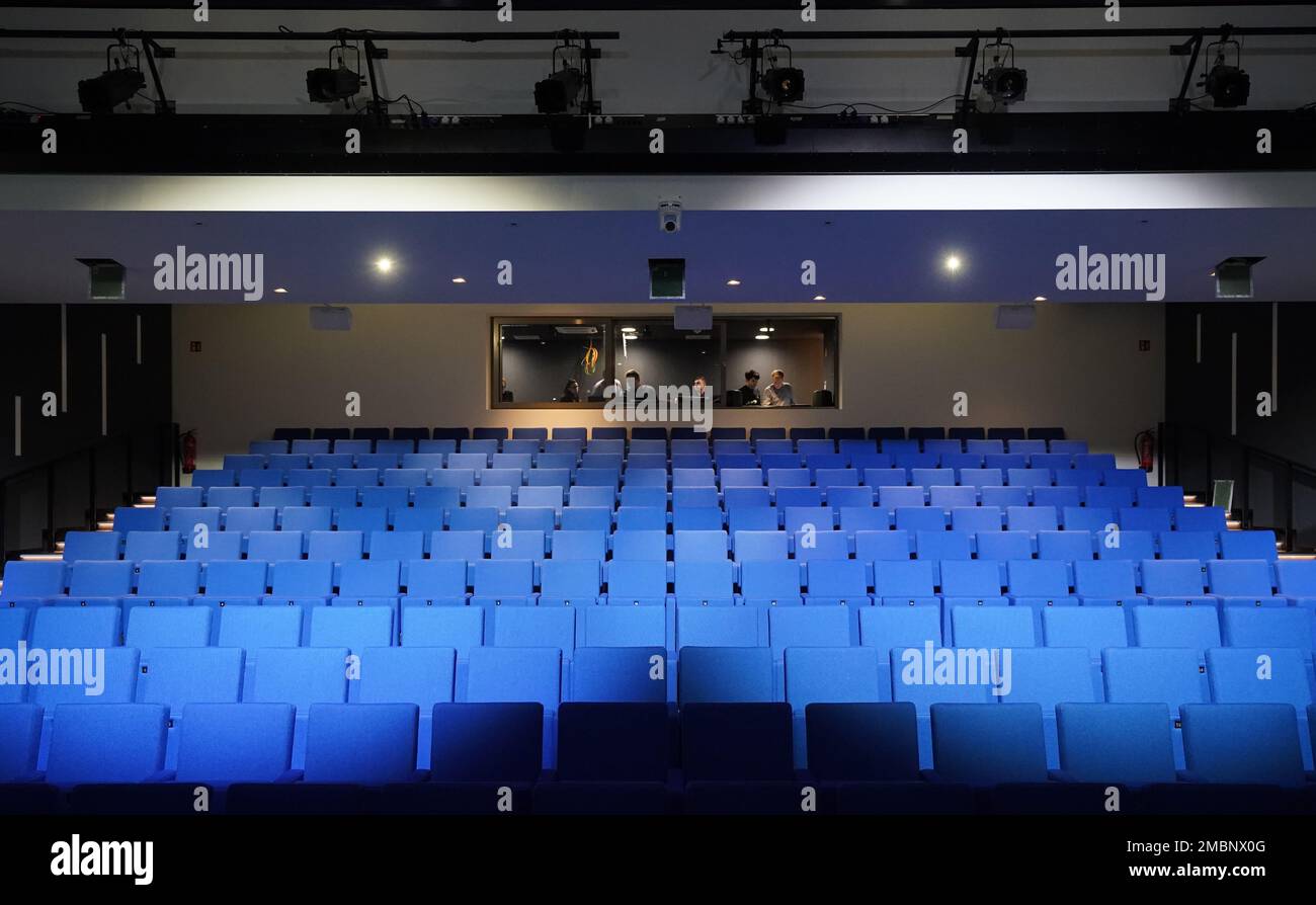 PRODUKTION - 19. Januar 2023, Hamburg: Blick auf das Auditorium im ...