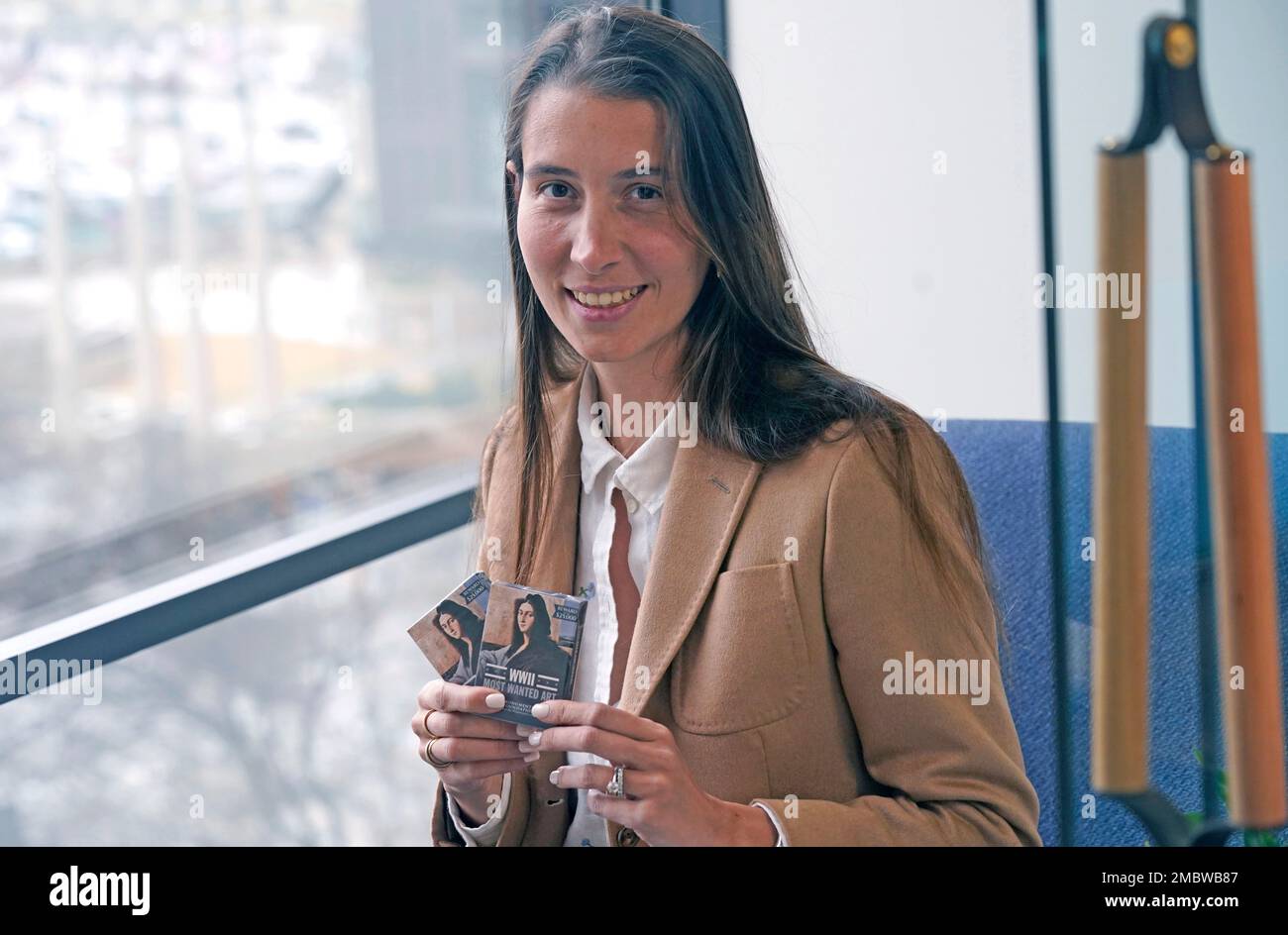 Anna Bottinelli, president of the Monuments Men Foundation for the ...