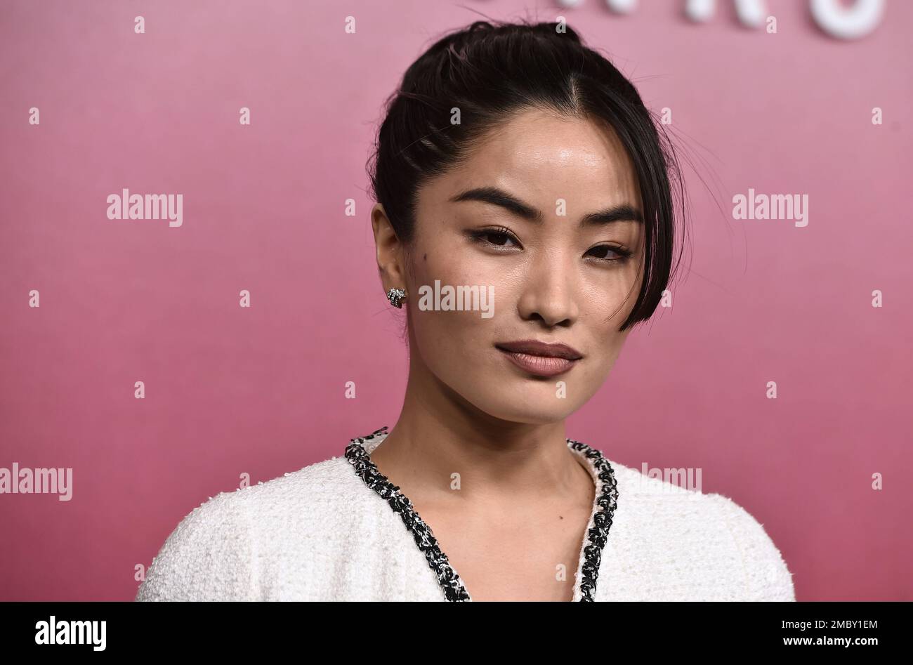 Cast member, Anna Sawai, arrives at the global premiere of "Pachinko," Wednesday, March 16, 2022 ...