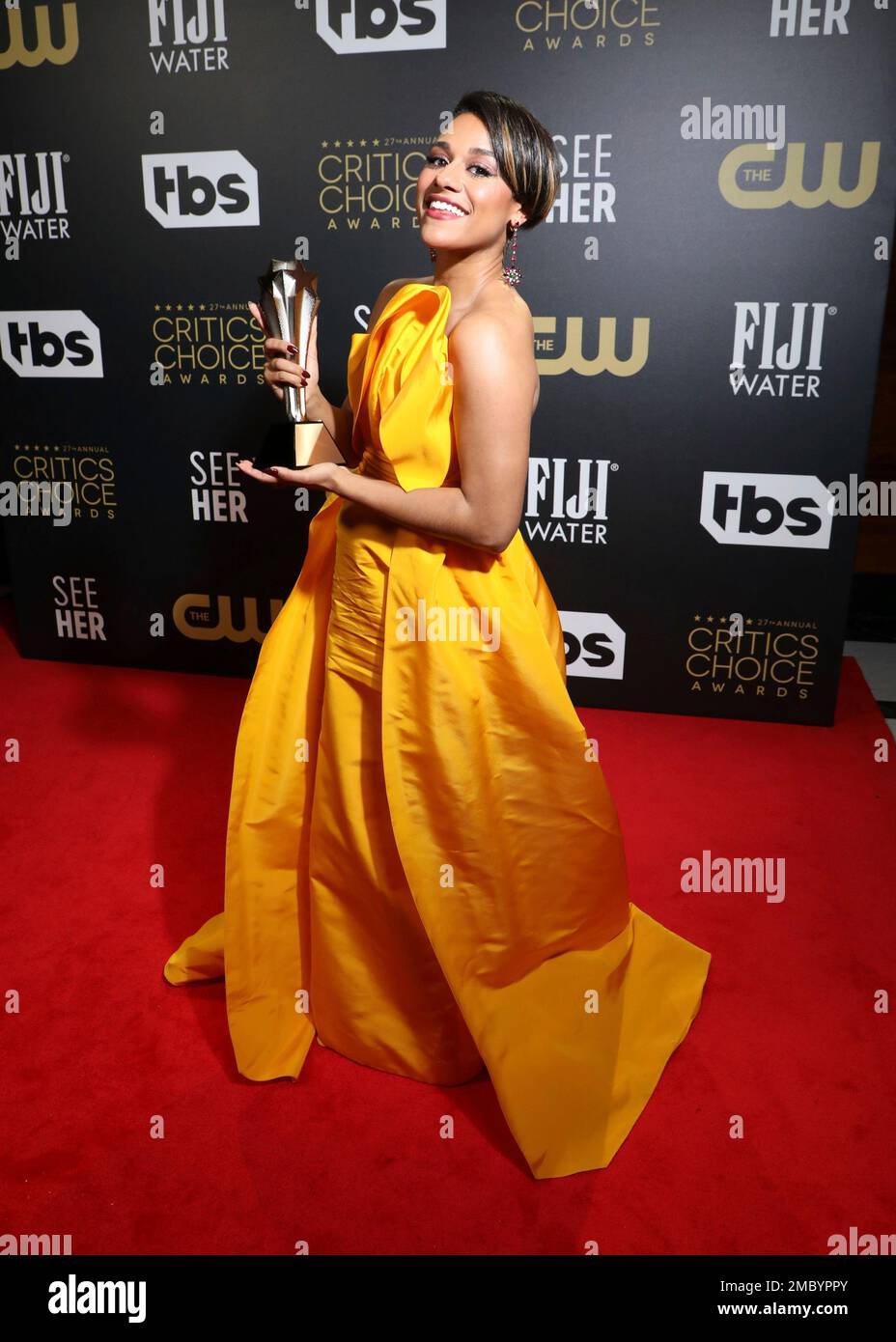 Ariana DeBose, winner of the award for best supporting actress for ...
