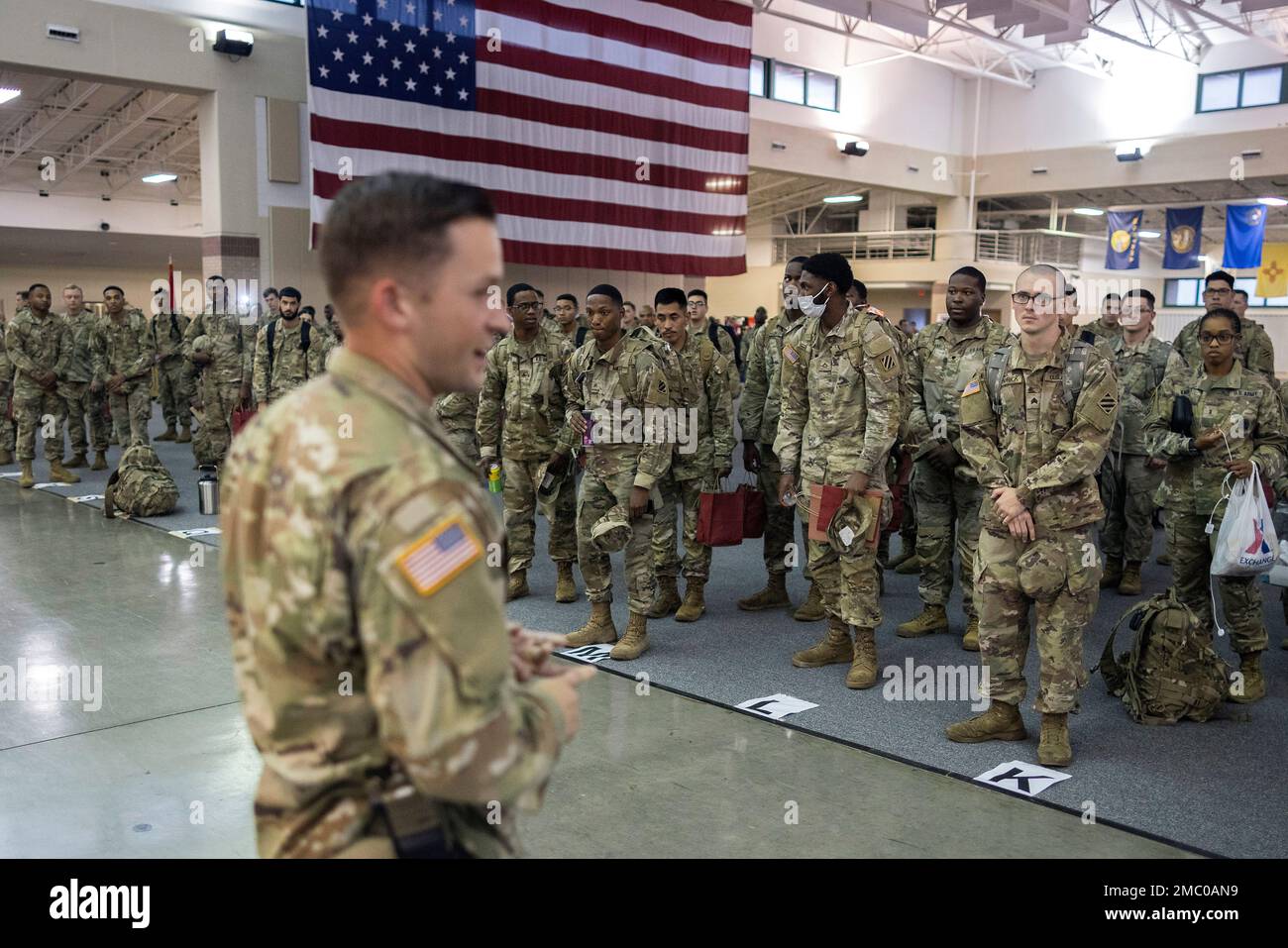 About 130 soldiers with the U.S. Army's 87th Division Sustainment ...