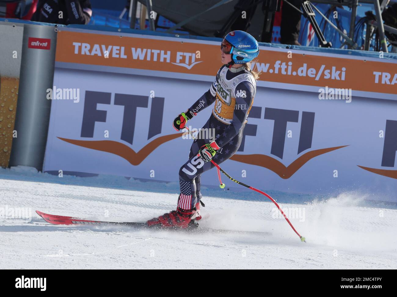 SKIFAHREN - FIS SKI WORLD CUP, Frauen, Cortina d'Ampezzo, Downhill Le Tofane Slope Samstag 21 ...