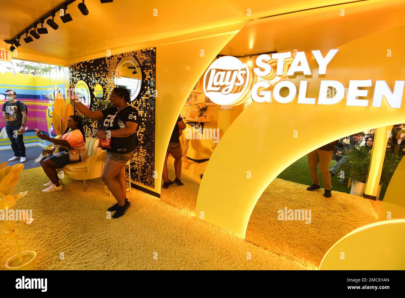 IMAGE DISTRIBUTED FOR FRITO-LAY - Fans walk through custom tiny houses ...