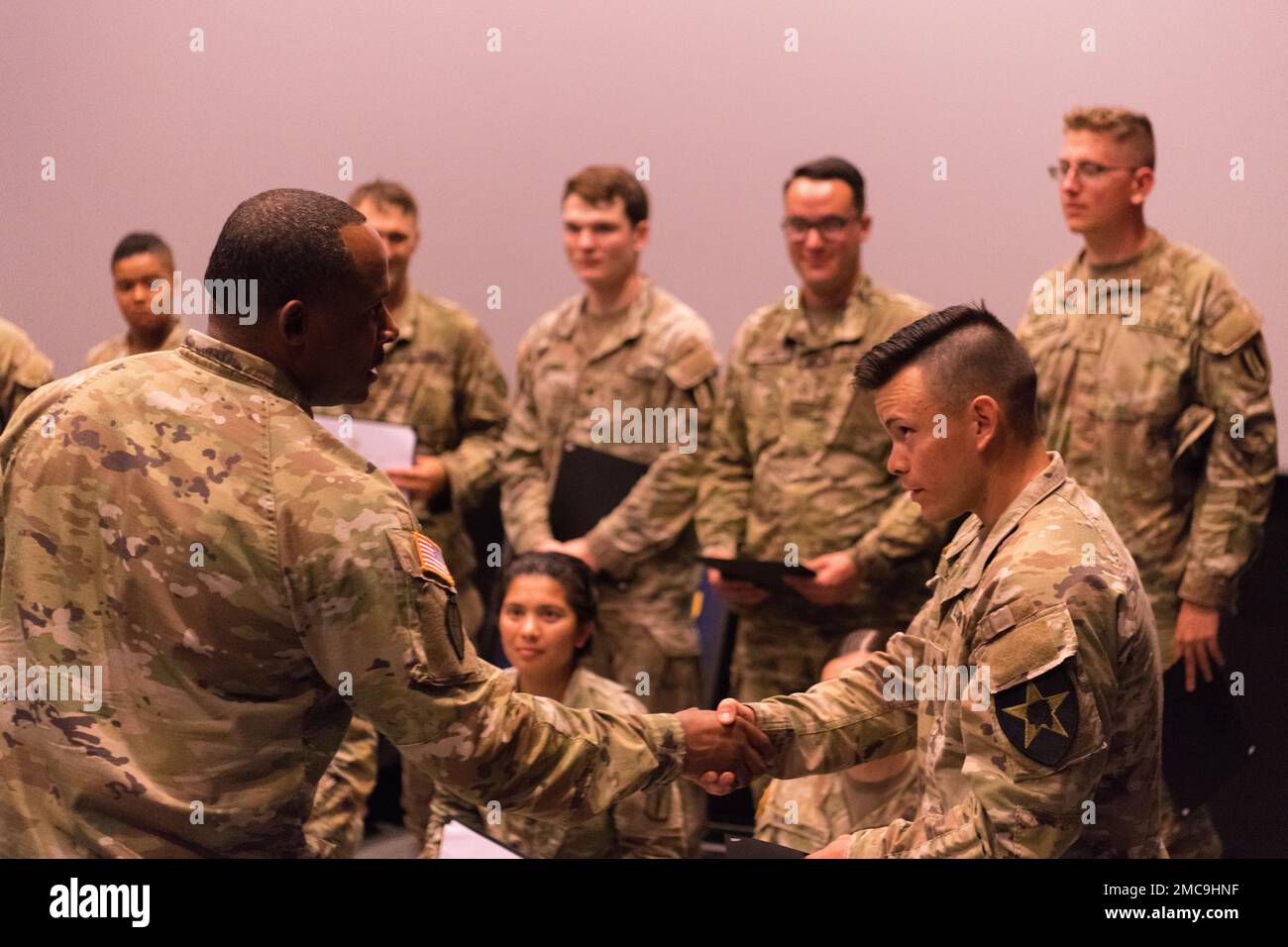 USA Oberstleutnant der Armee, Major Benjamin Lemon (links), USA Army ...