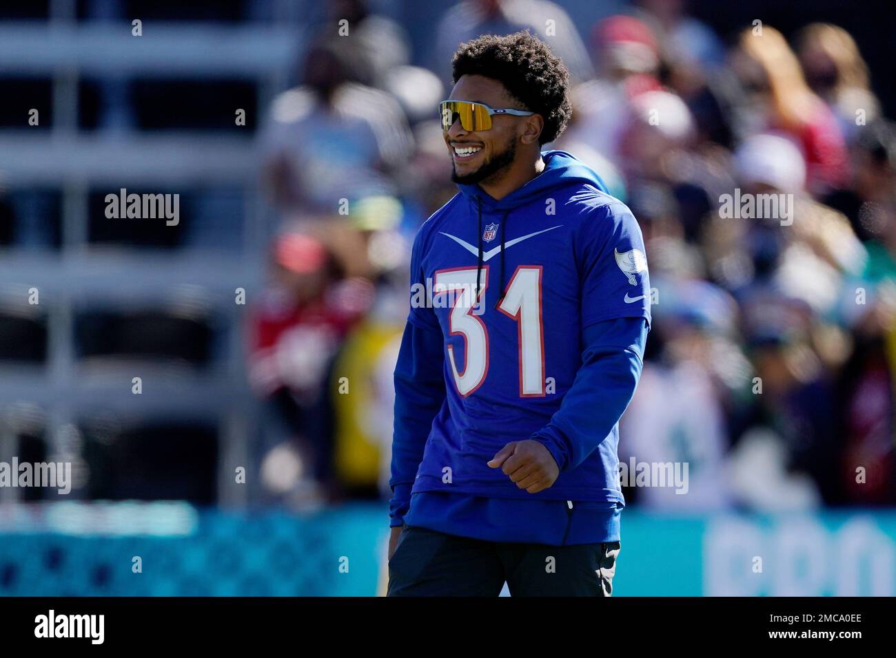 NFC free safety Antoine Winfield Jr. of the Tampa Bay Buccaneers (31 ...