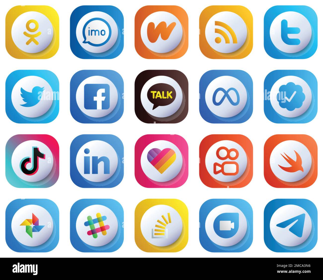 Twitter logo 3d Stock-Vektorgrafiken kaufen - Alamy