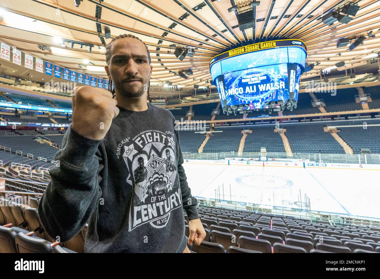 Nico Ali Walsh, grandson of three-time world heavyweight champion ...