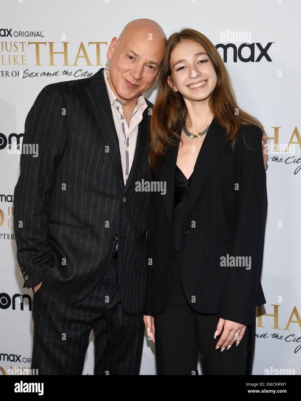 Evan Handler, left, and daughter Sofia Clementina Handler attend the ...