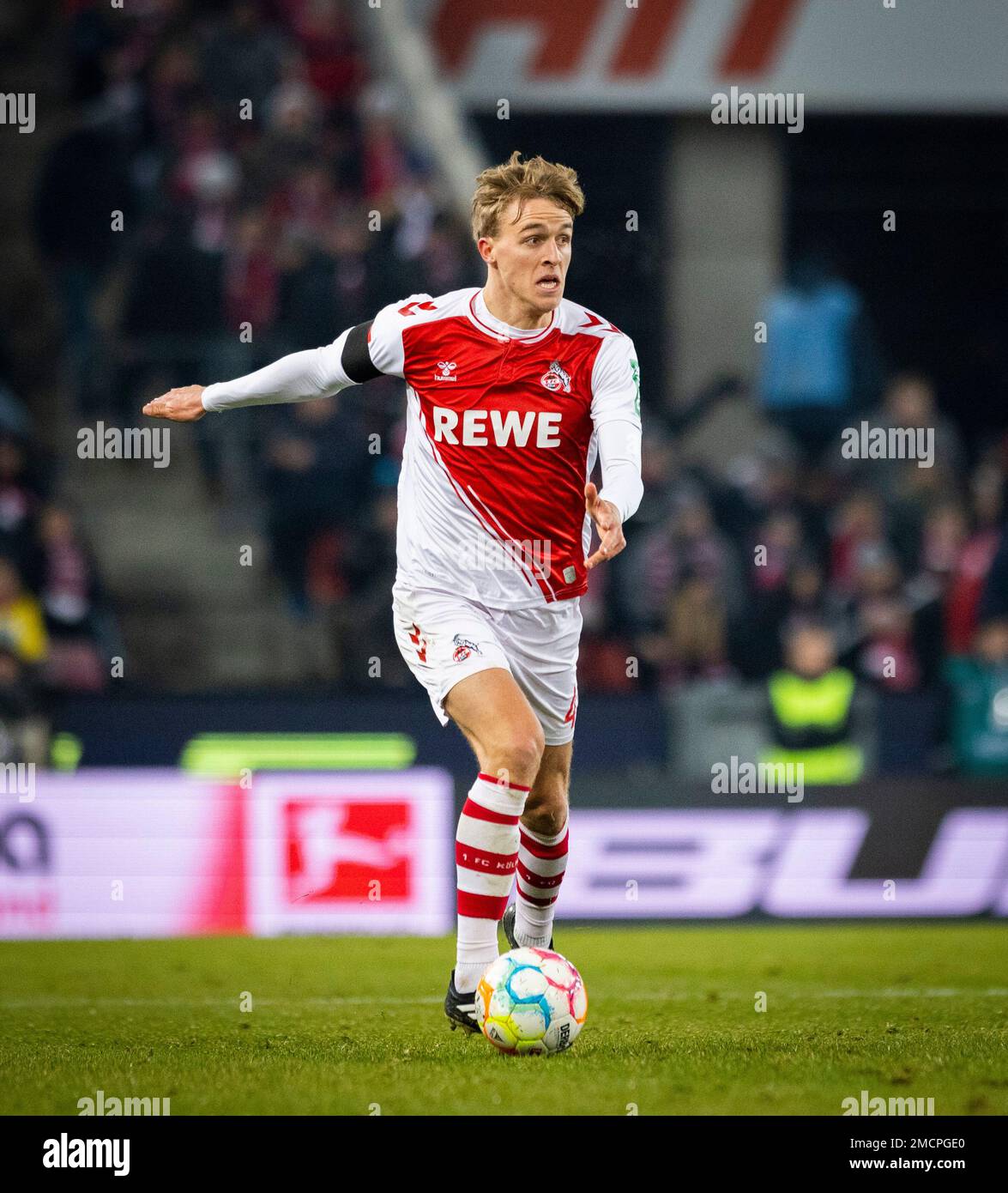 Köln, Deutschland. 21. Januar 2023. Timo Hübers (Köln) 1. FC Köln - Werder Bremen Bundesliga 21. ...