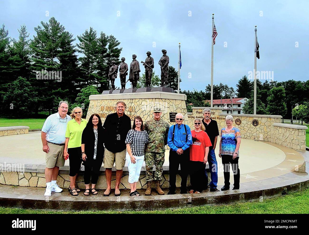 Nachkommen von Major General Robert Bruce McCoy, dem Mann, nach dem ...