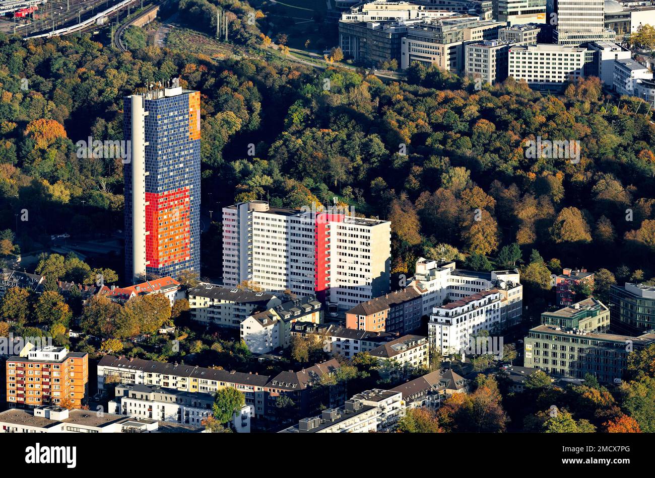 Herkules-Hochhaus, umgangssprachlich bekannt als das Papageienhaus ...