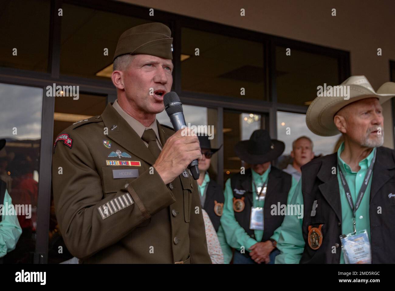 Generalmajor David Hodne, kommandierender General der 4 ...