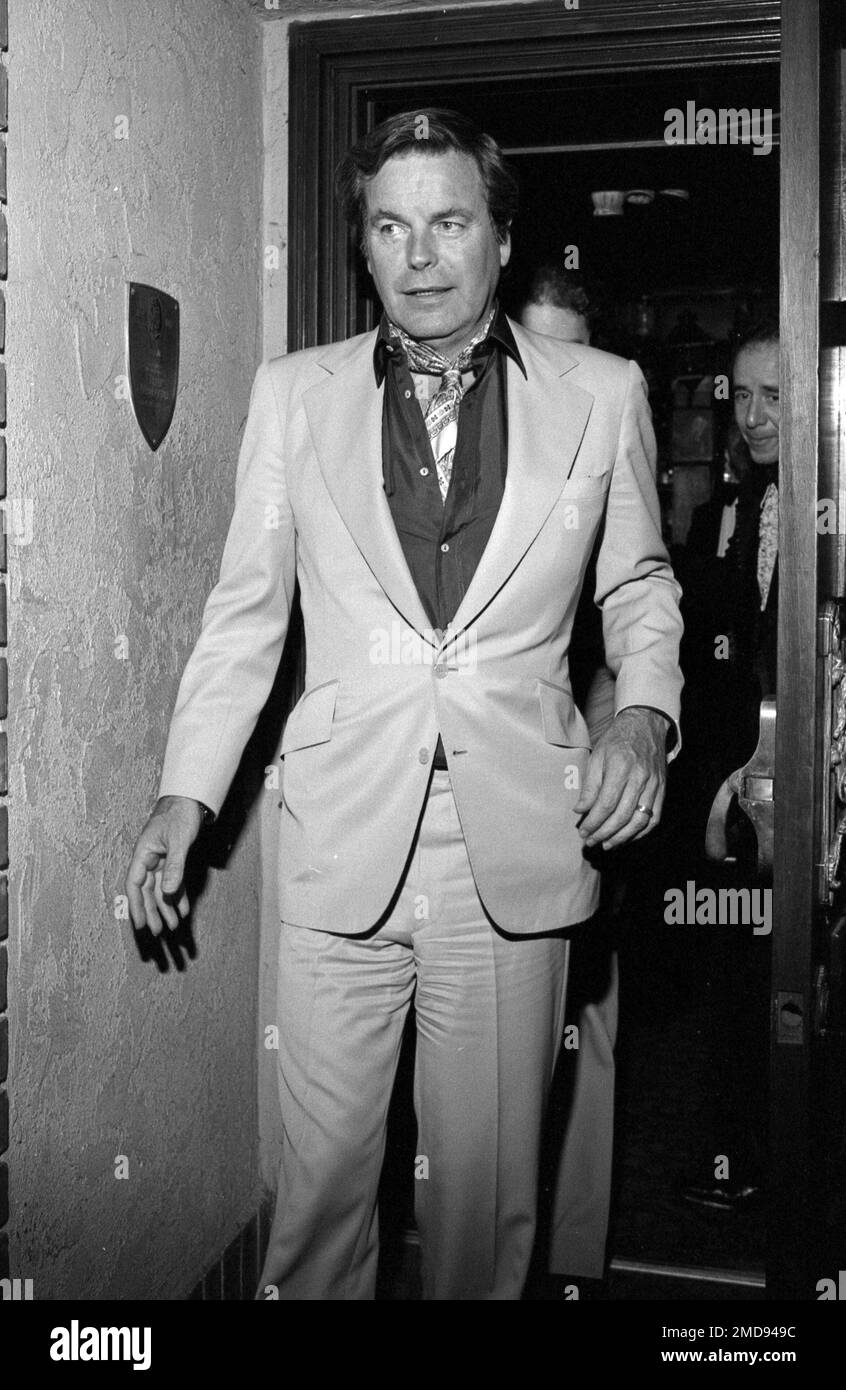 Robert Wagner sah, wie er La Scala am 12. Mai 1982 verließ. Kredit ...