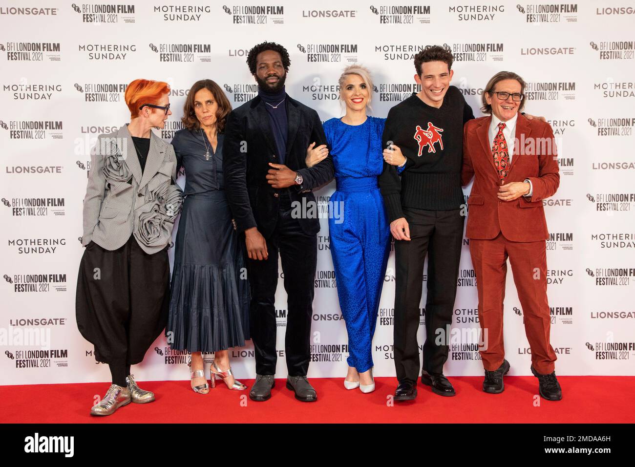 Sandy Powell, from left, Elizabeth Karlsen, Sope Dirisu, Director Eva ...
