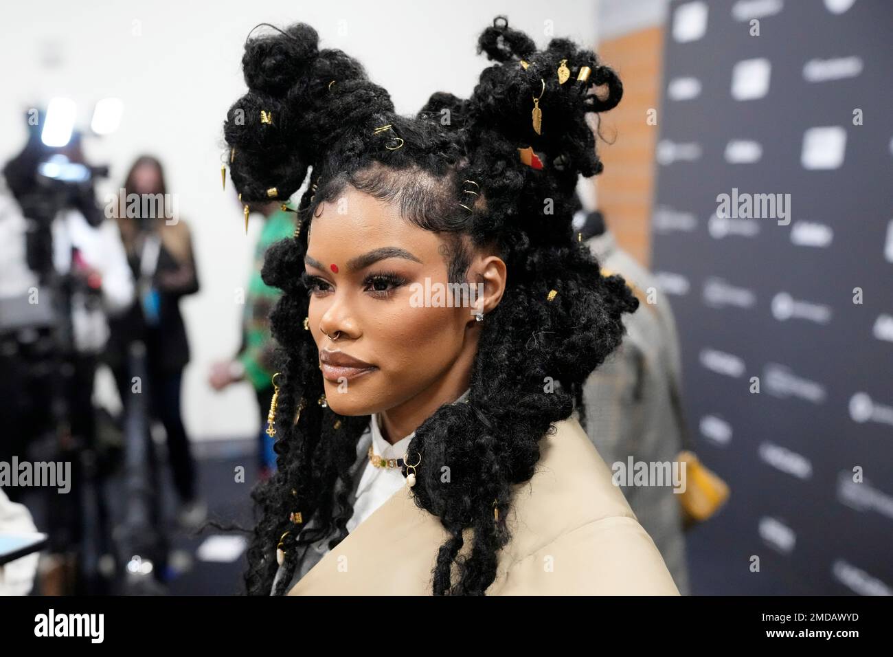 Teyana Taylor attends the premiere of "A Thousand and One" at The Ray ...