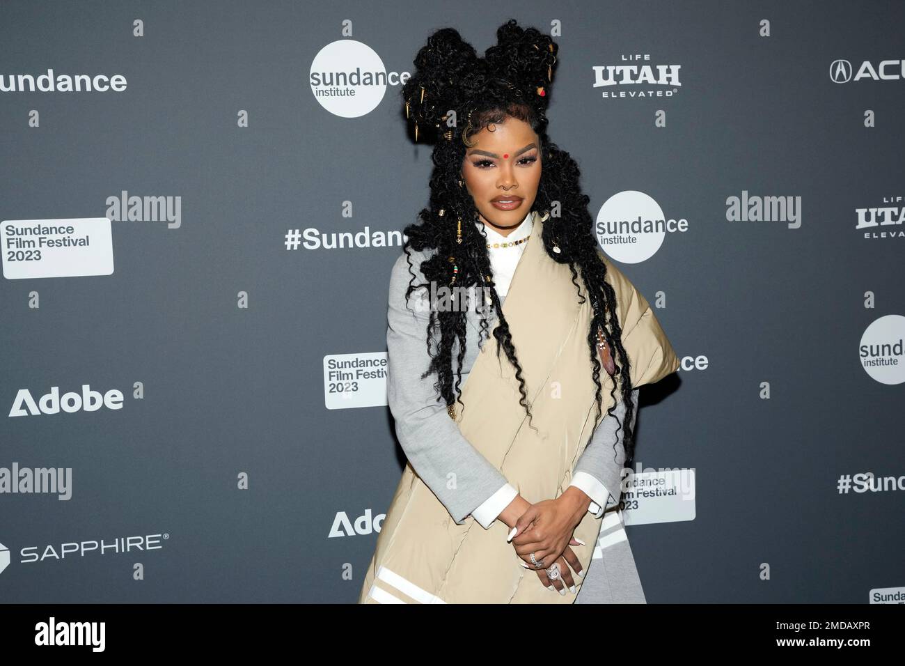 Teyana Taylor attends the premiere of "A Thousand and One" at The Ray ...