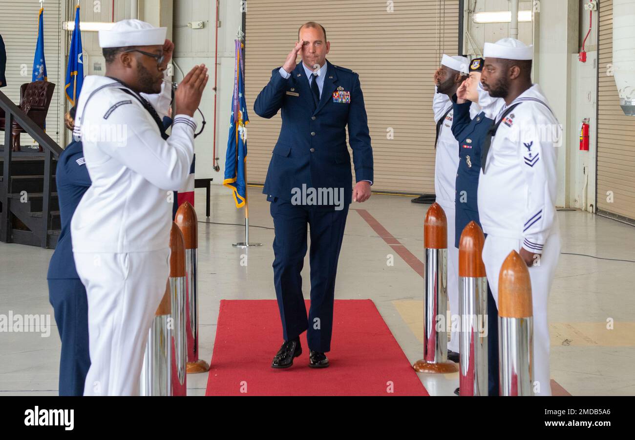USA Air Force Oberst Michael A. Freeman, 628. Air Base Wing Commander ...