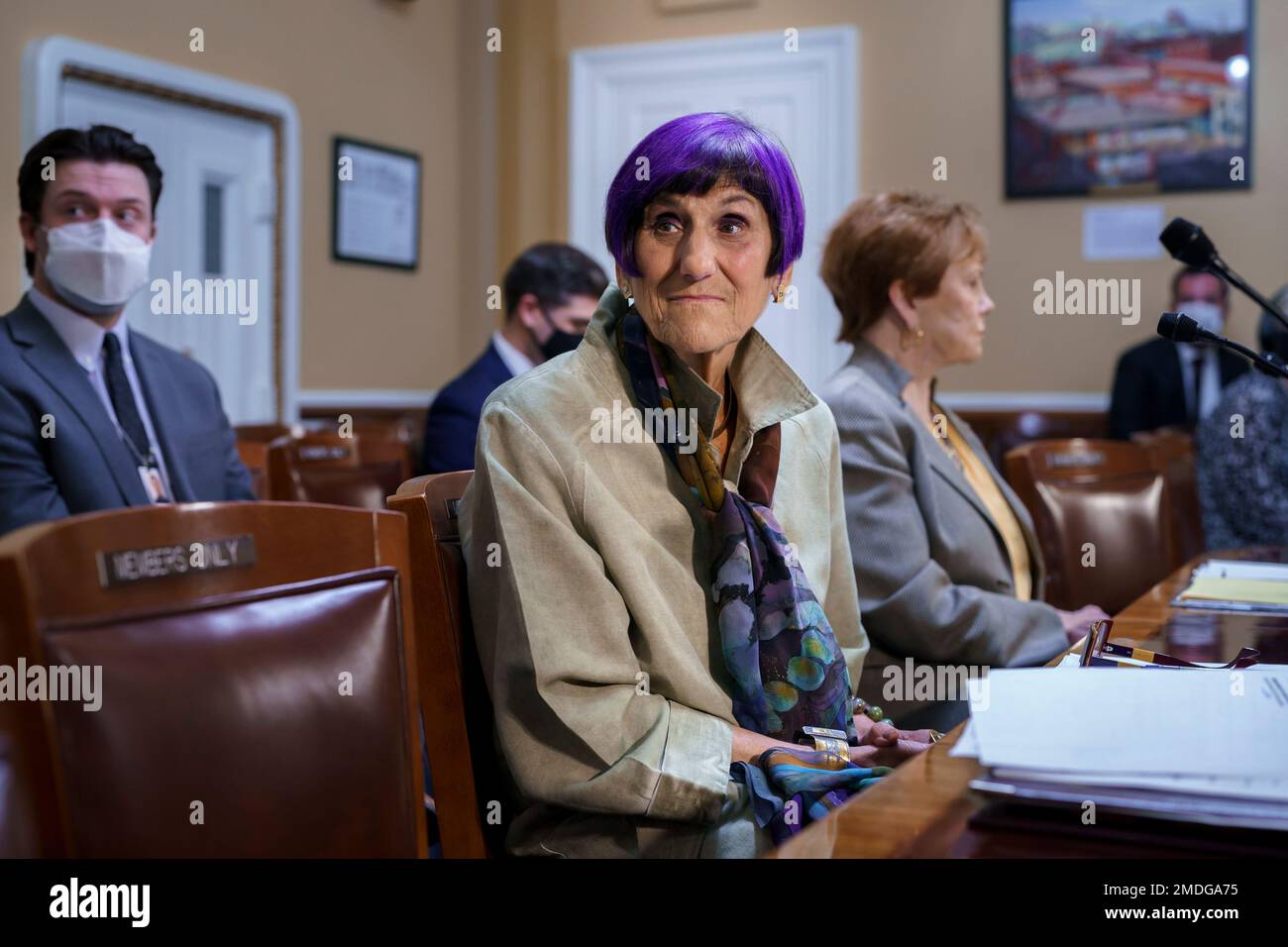 House Appropriations Committee Chair Rosa DeLauro, D-Conn., left ...
