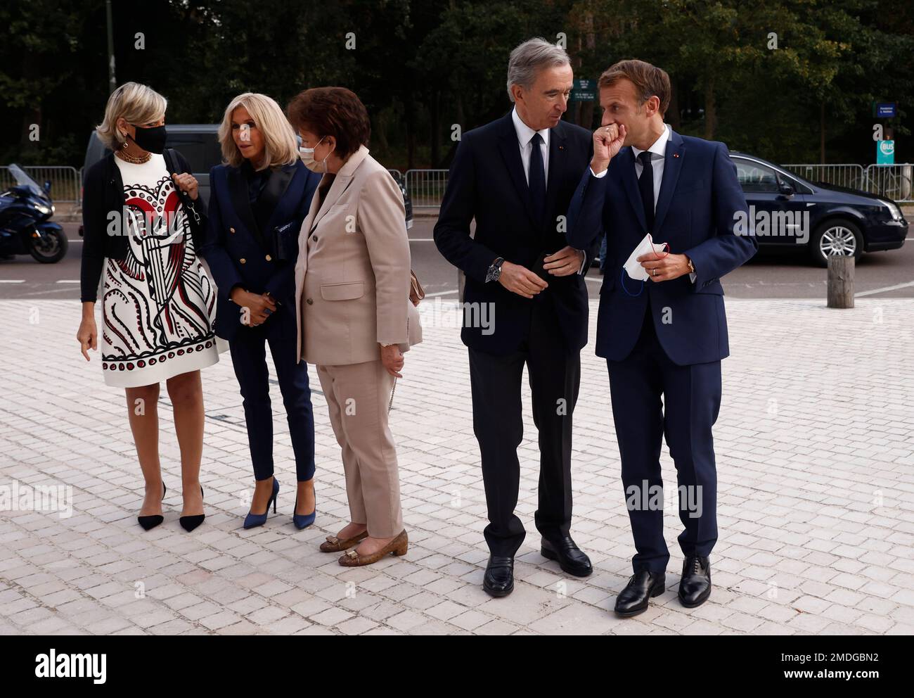 From left to right, pianist Helene Arnault, Brigitte Macron, French ...