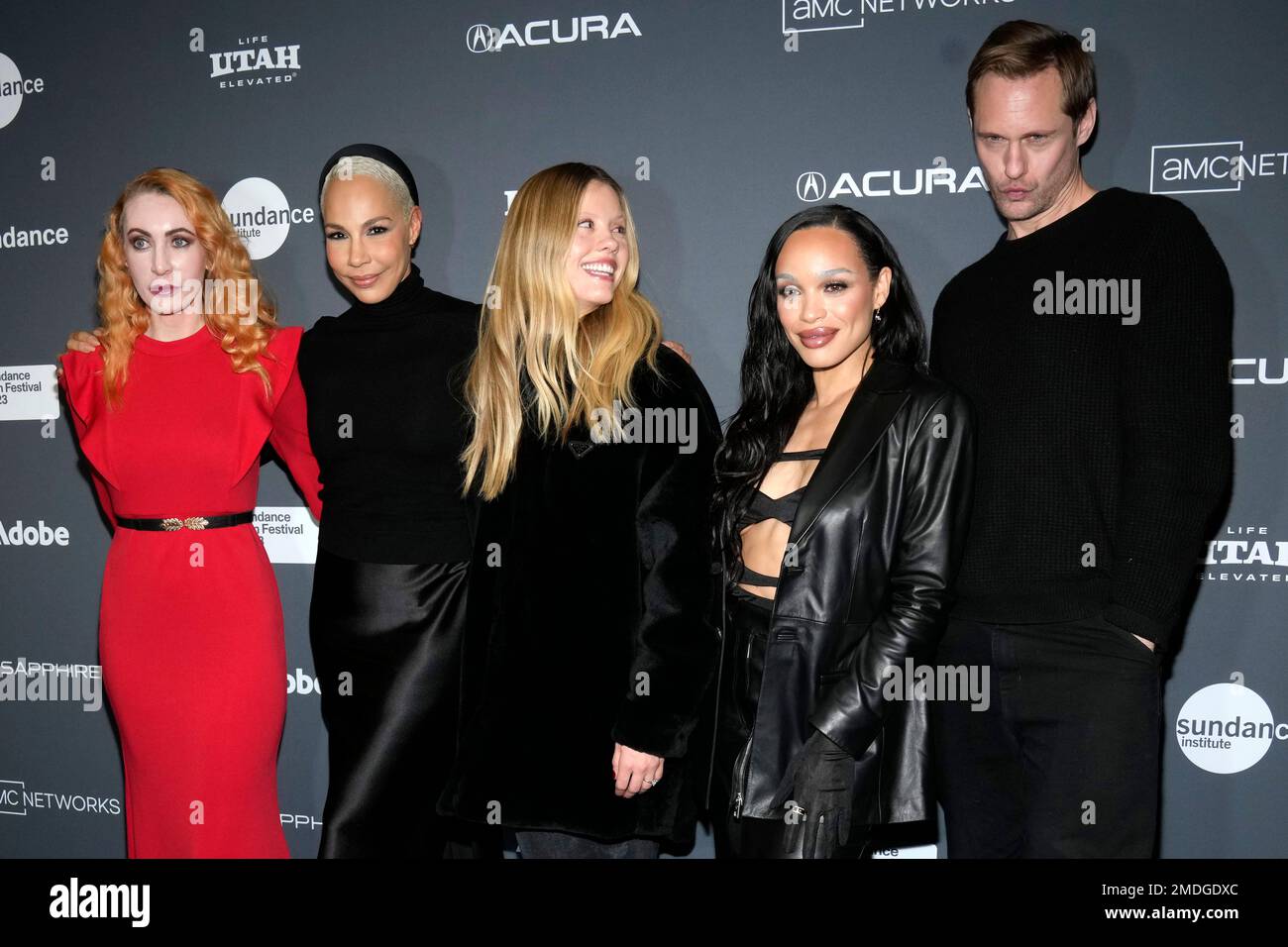 Caroline Boulton, from left, Amanda Brugel, Mia Goth, Cleopatra Coleman ...