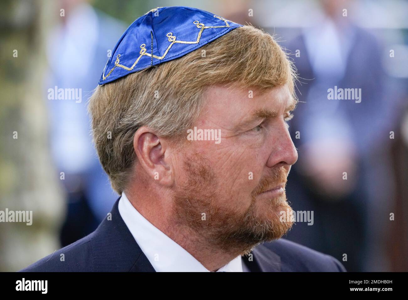 King Willem-Alexander arrives to unveil a new monument in the heart of ...