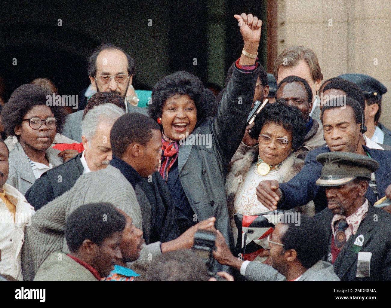 FILE - In this Tuesday, May 14, 1991 file photo taken by South African photographer Winnie ...
