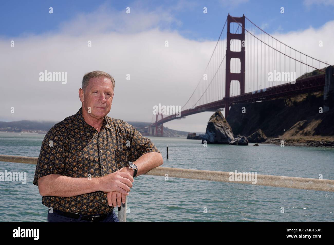 In this Aug. 3, 2021 photo retired California Highway Patrol officer ...