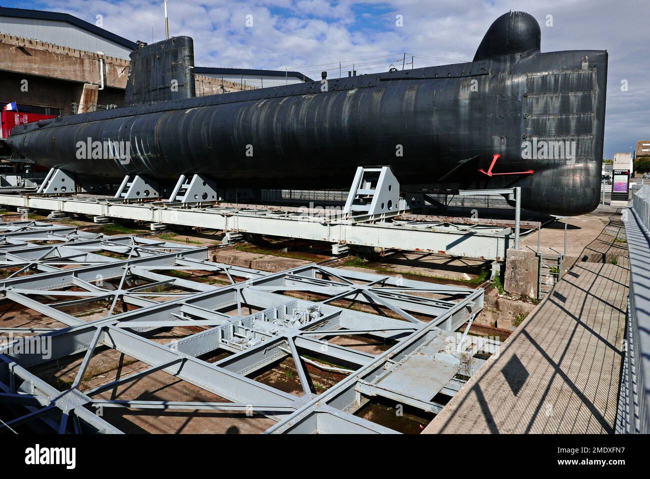 Lorient, Flore - S645 U-Boot-Museum, U-Boot-Stützpunkt Keroman ...
