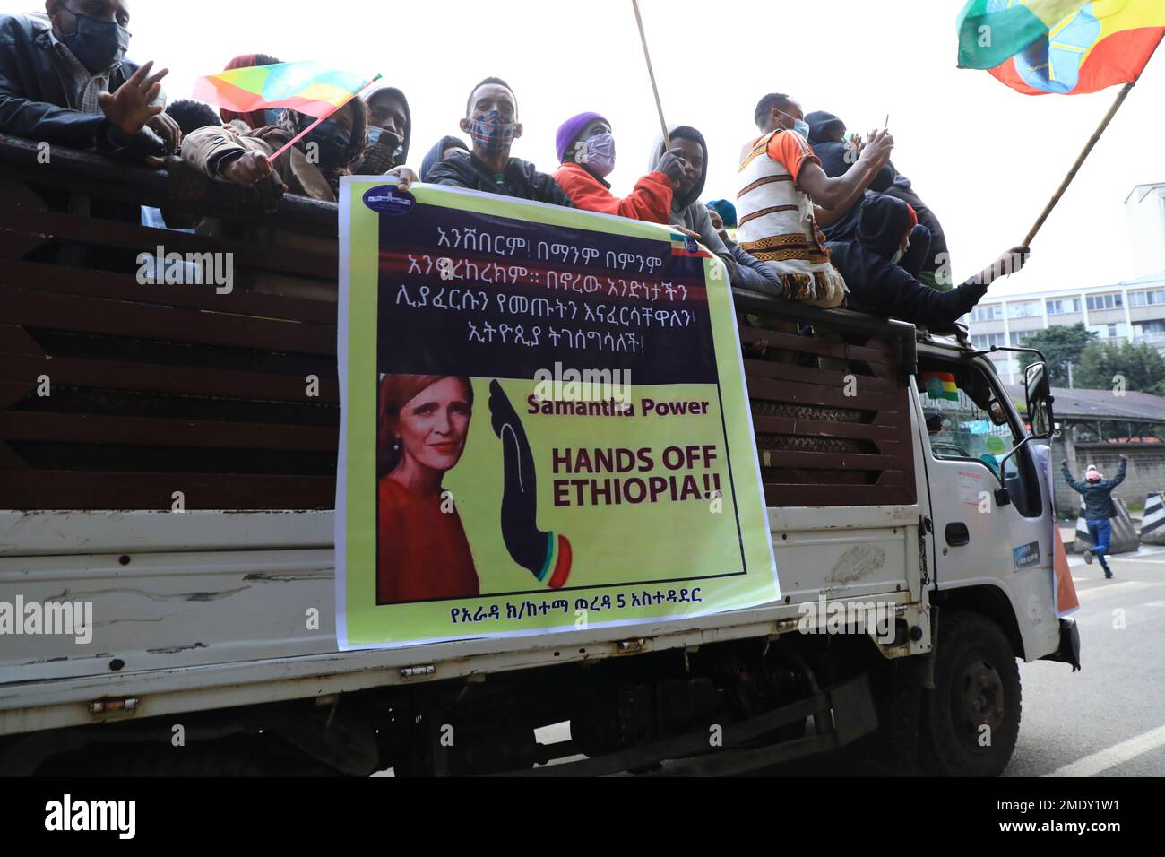 Thousands of Ethiopian from the capital, Addis Ababa and the environs ...