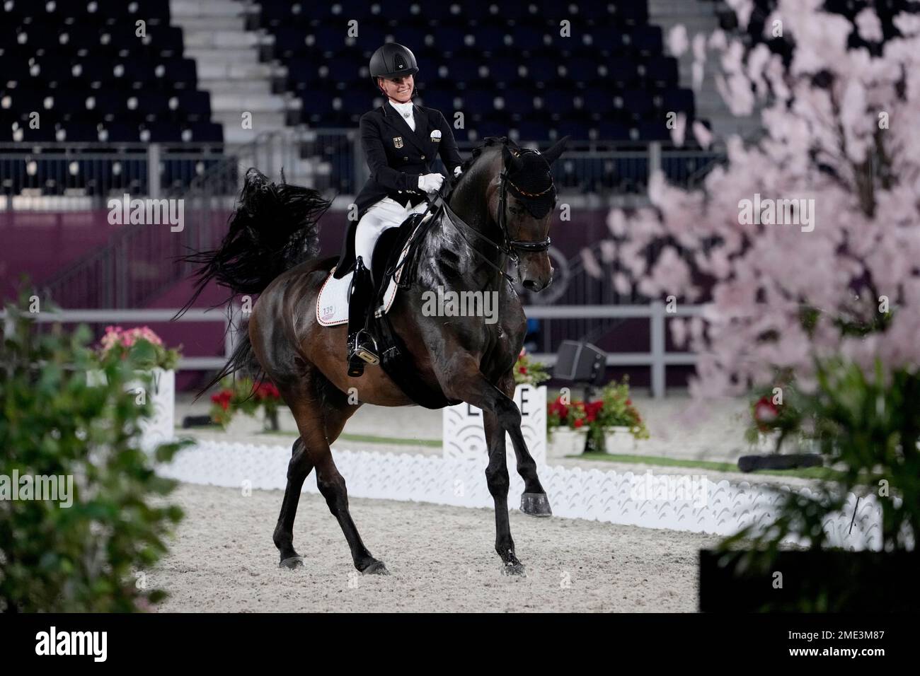 Germany's Jessica von Bredow-Werndl, riding TSF Dalera, competes in the ...